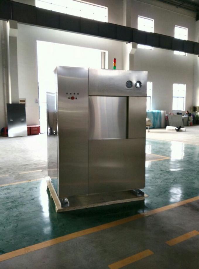 Pre Vacuum Pass Thru Autoclave Steam Sterilization With Reinforce Chamber And Jacket