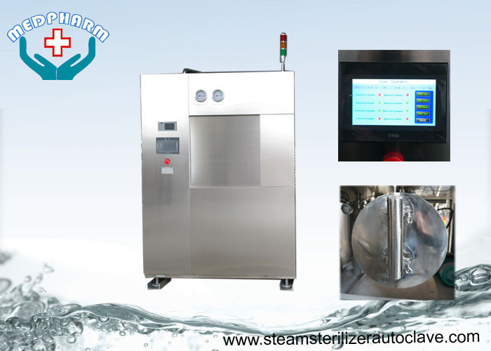 Laboratory Autoclave Sterilizer Machine With Fine Polished Chamber And ...