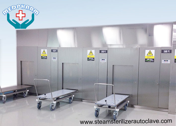 Pre vacuum And Post Vacuum Phase Hospital Steam Sterilizer With Digital ...